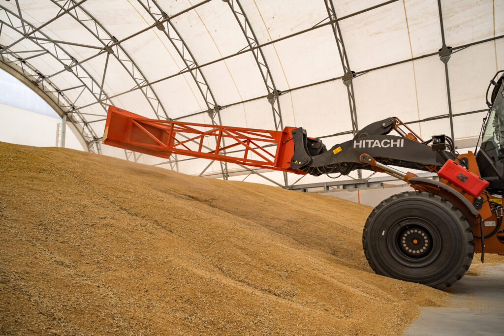 Grain and corn storage shed | SHELTERALL®